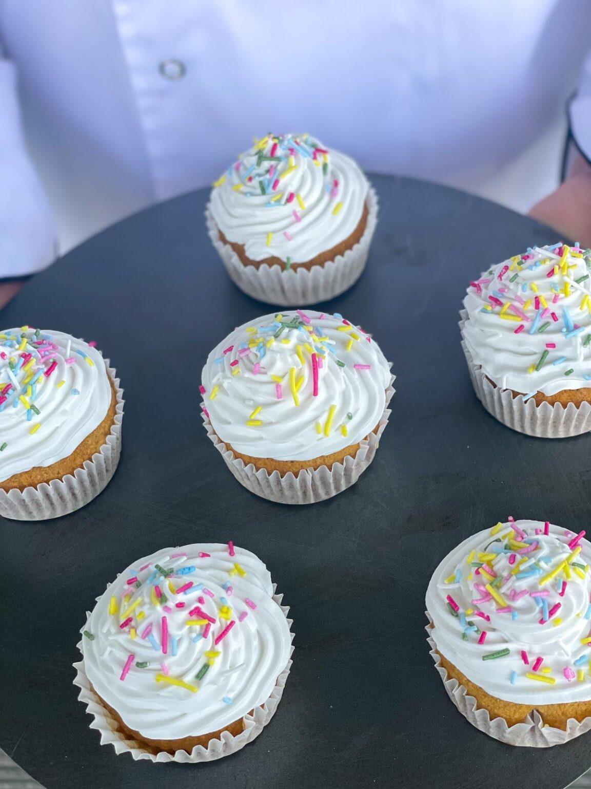 Vanilla Sprinkles Cupcakes - The Guilt-Free Kitchen | All Gluten-Free ...